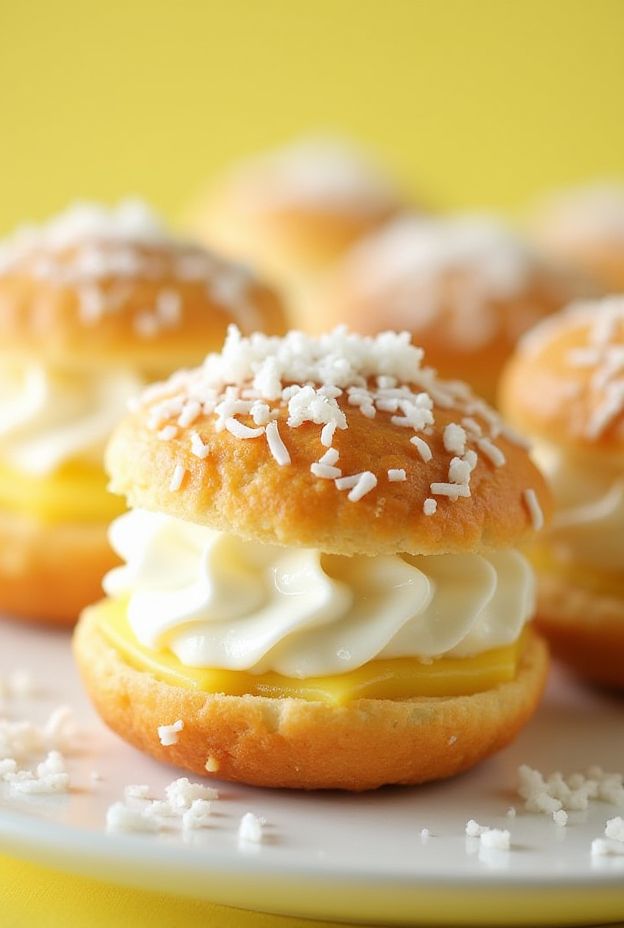 Coconut Pineapple Cream Puffs: A Tropical Treat – Baked Twist