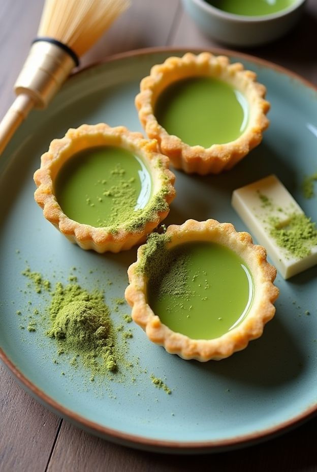 Matcha White Chocolate Custard Tarts: A Perfect Harmony of Flavors ...
